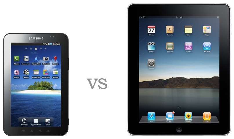 Infographic: Samsung Galaxy Tab vs. Apple iPad | Skatter