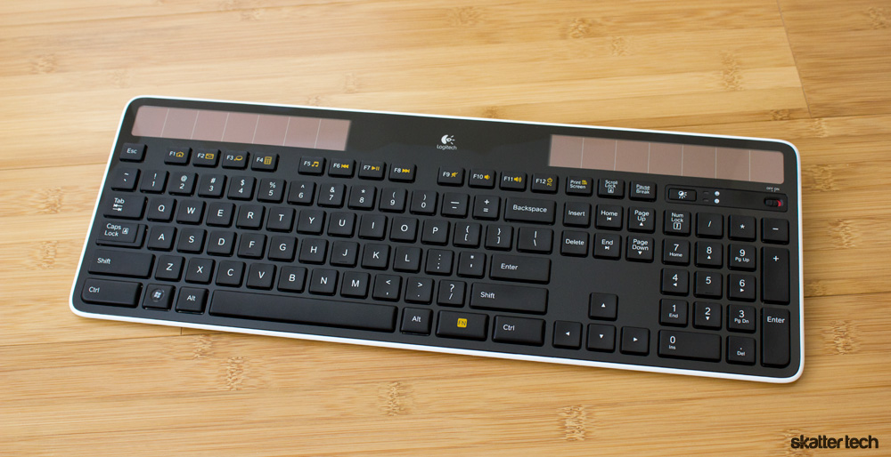Logitech Solar Wireless Keyboard K750 (Review) | Skatter