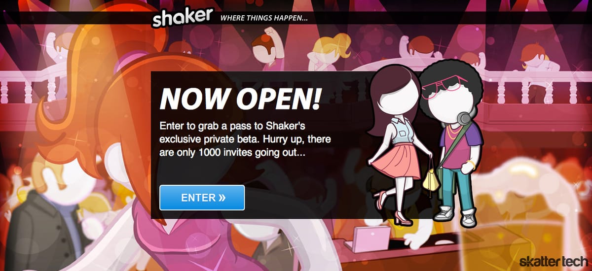 Shaker: The New Tech Afterparty | Skatter